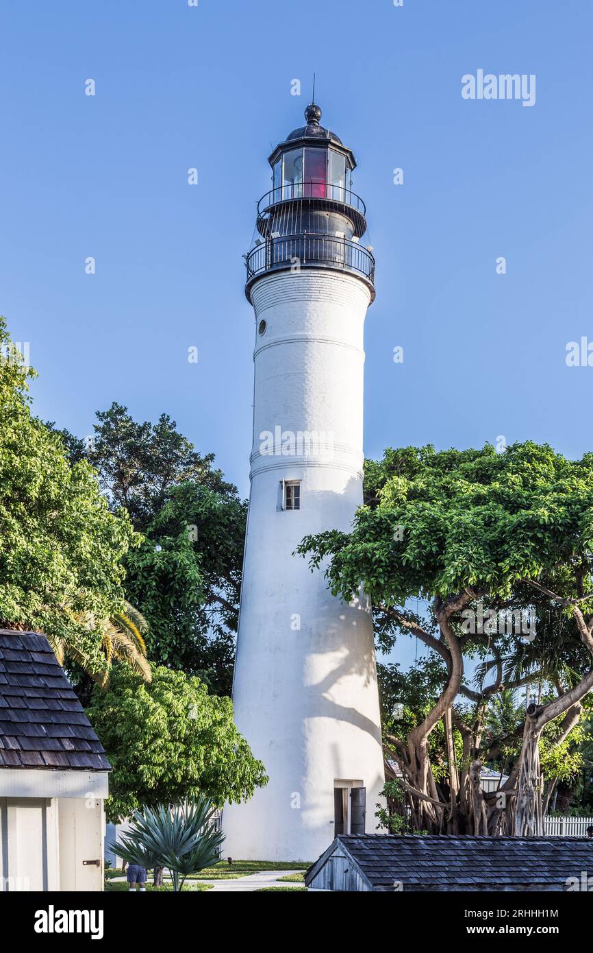 The Key West Lighthouse, Florida Keys, Florida, USA Stock Photo - Alamy