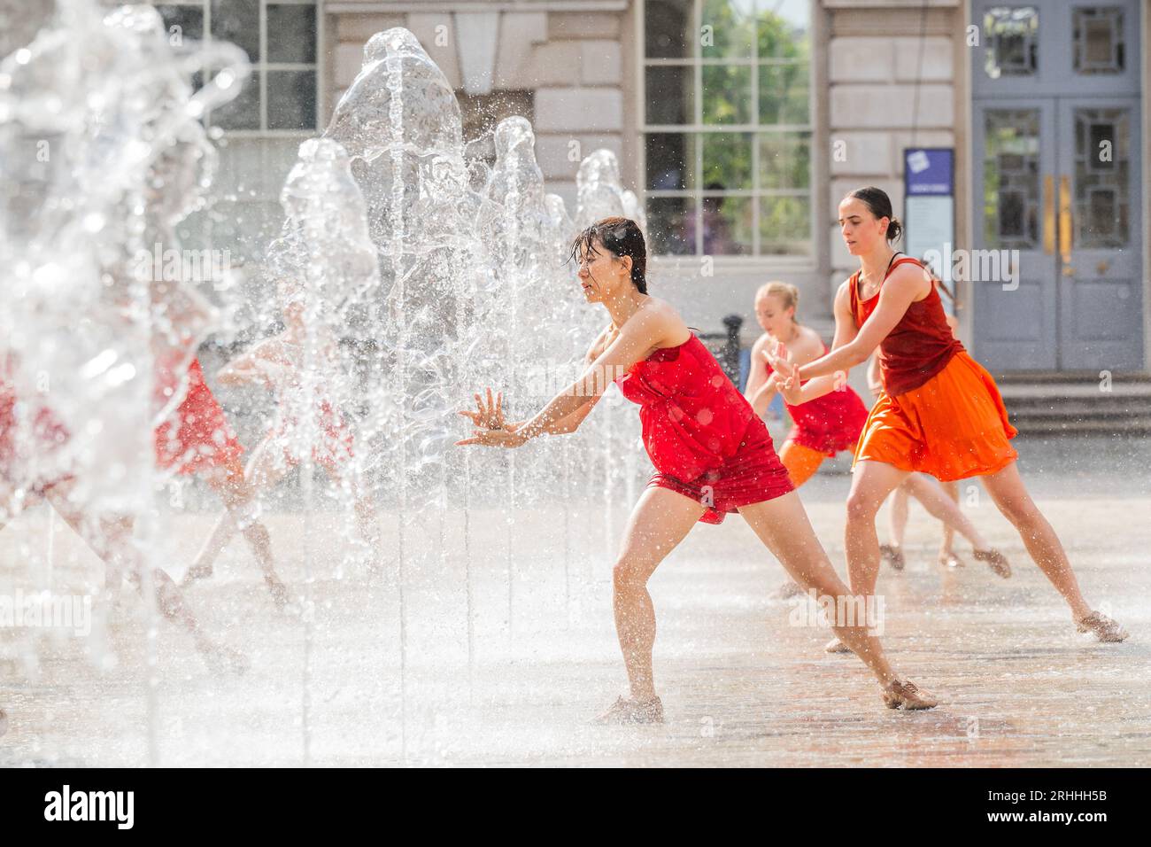 London, UK. 17th Aug, 2023. Dancers from Shobana Jeyasingh Dance ...