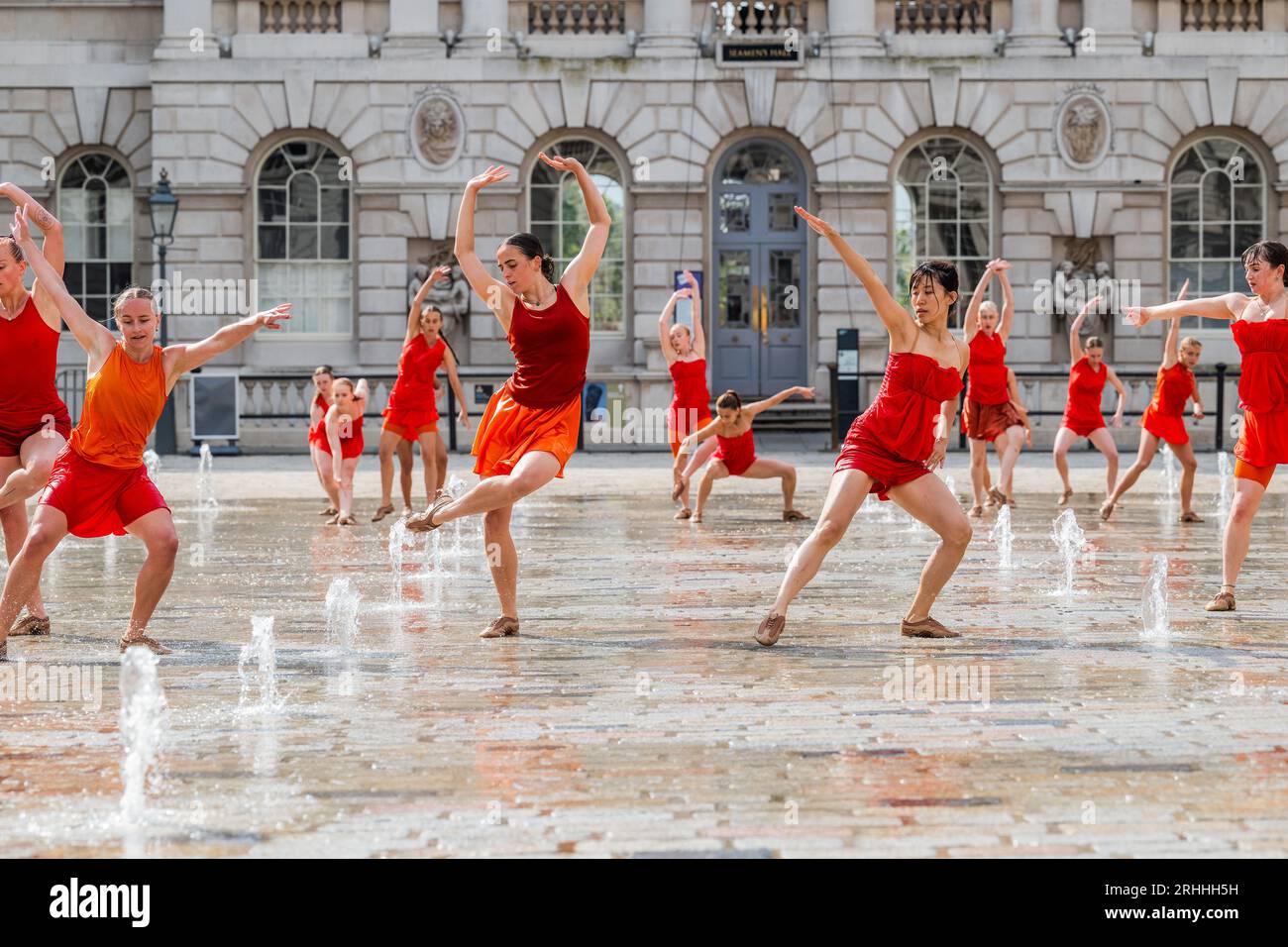 London, UK. 17th Aug, 2023. Dancers from Shobana Jeyasingh Dance ...