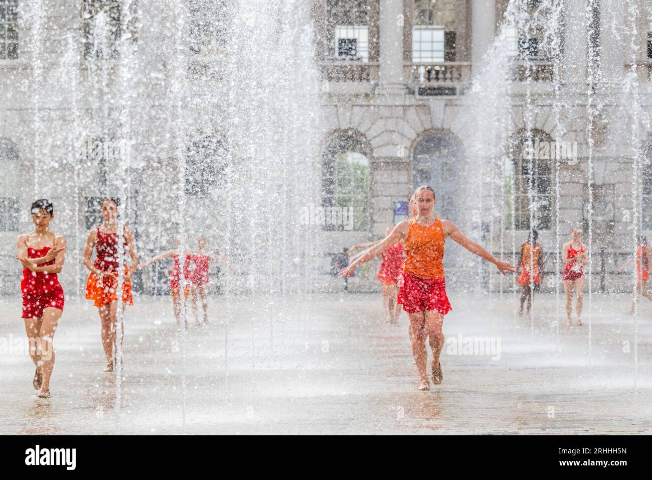 London, UK. 17th Aug, 2023. Dancers from Shobana Jeyasingh Dance ...