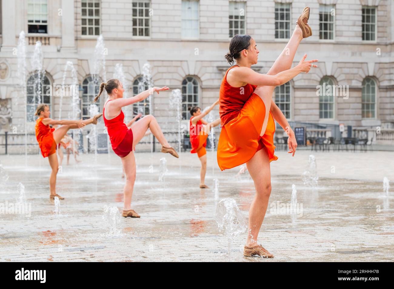 London, UK. 17th Aug, 2023. Dancers from Shobana Jeyasingh Dance ...