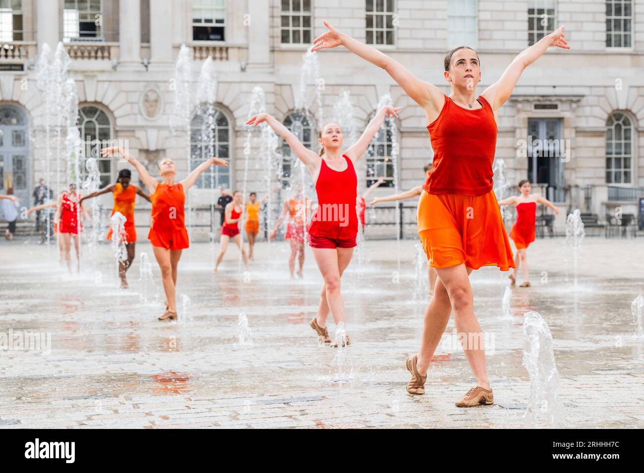 London, UK. 17th Aug, 2023. Dancers from Shobana Jeyasingh Dance ...
