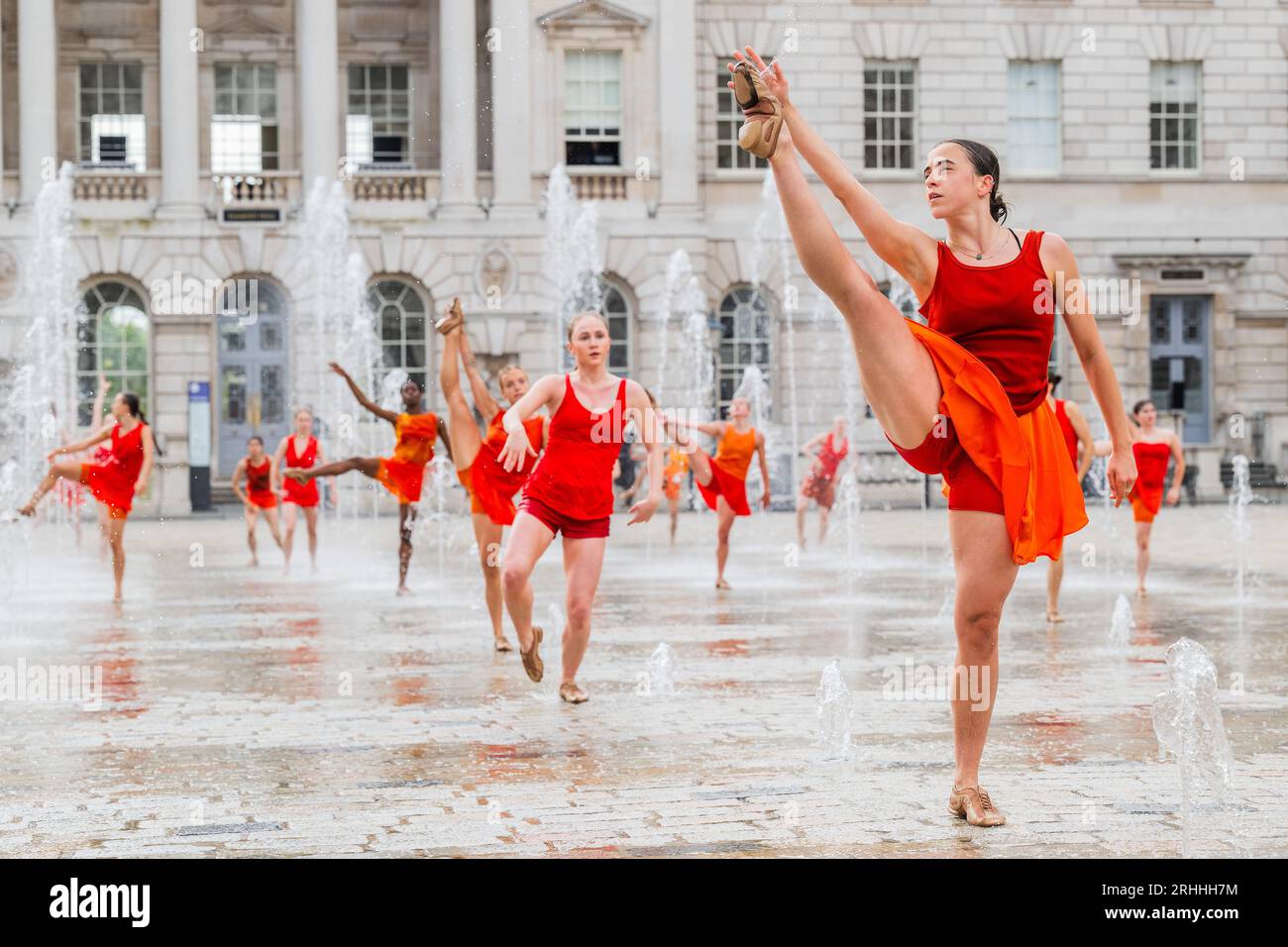 London, UK. 17th Aug, 2023. Dancers from Shobana Jeyasingh Dance ...