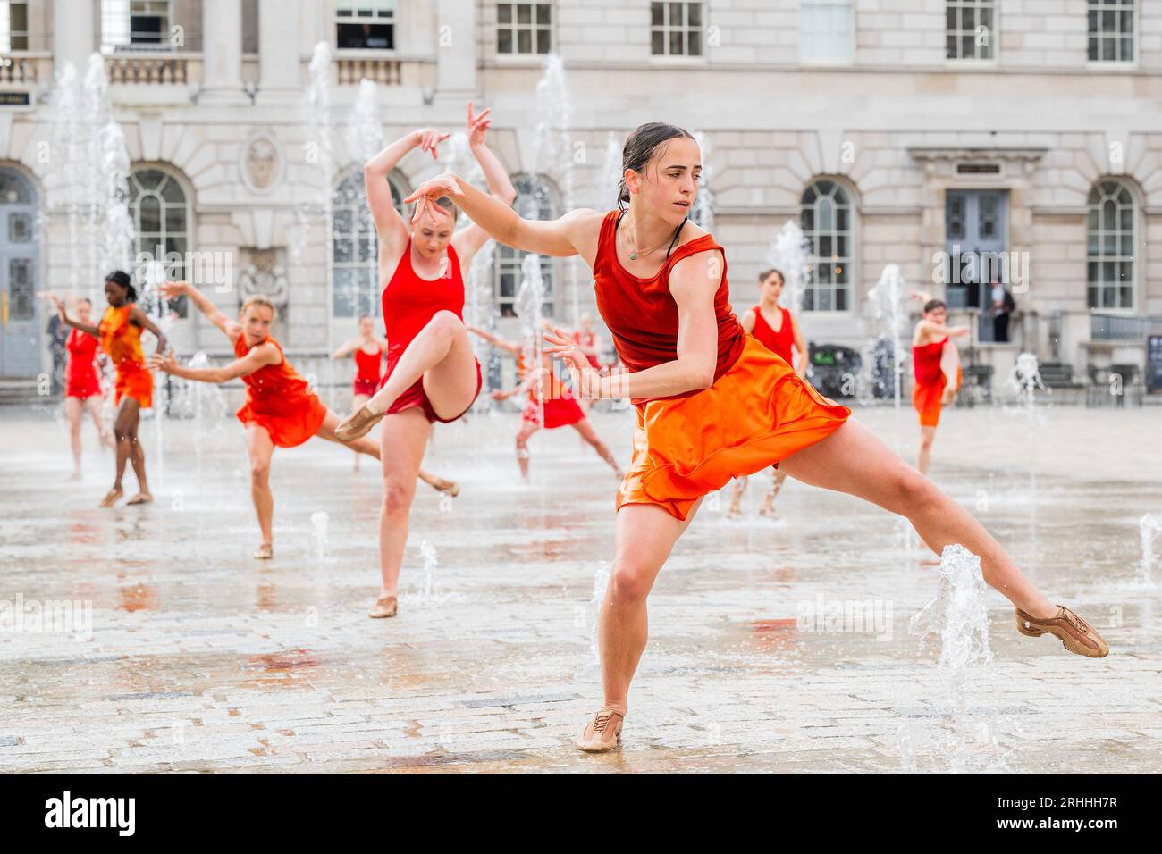 London, UK. 17th Aug, 2023. Dancers from Shobana Jeyasingh Dance ...