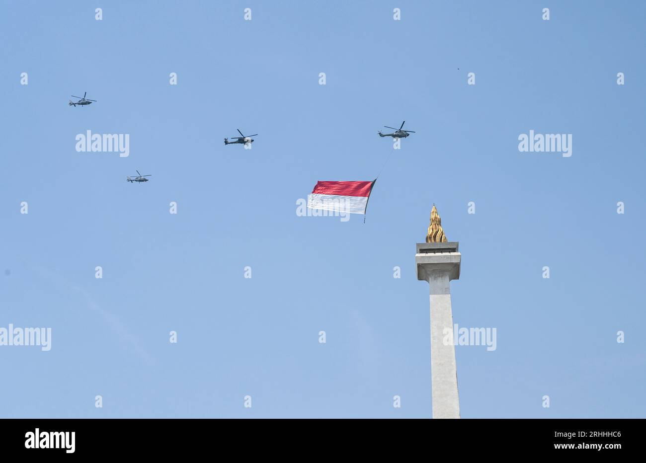 Jakarta, Indonesia. 17th Aug, 2023. Indonesian Air Force's aircrafts ...