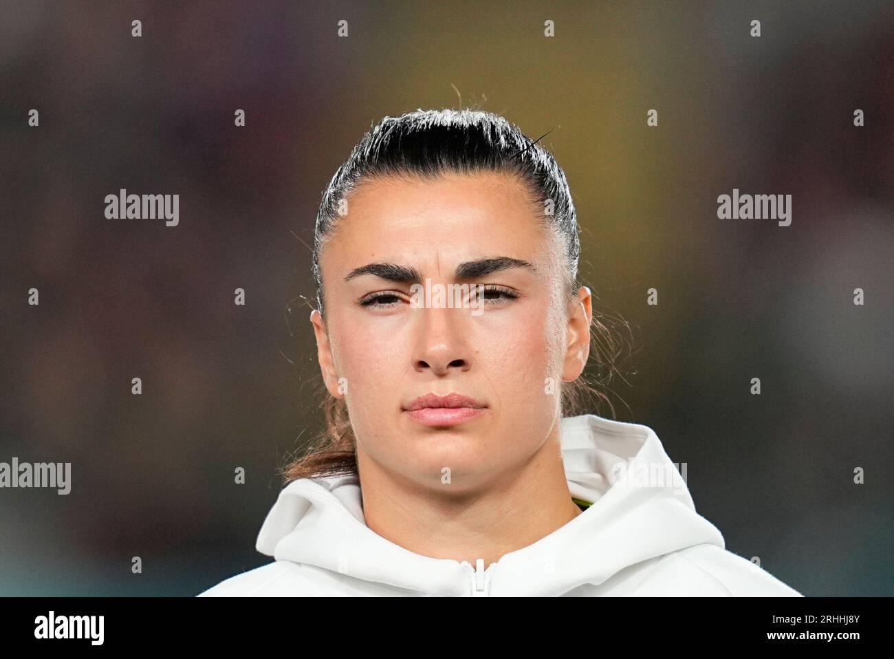 August 11 2023: Zecira Musovic (Sweden) looks on during a FiFA Womens ...