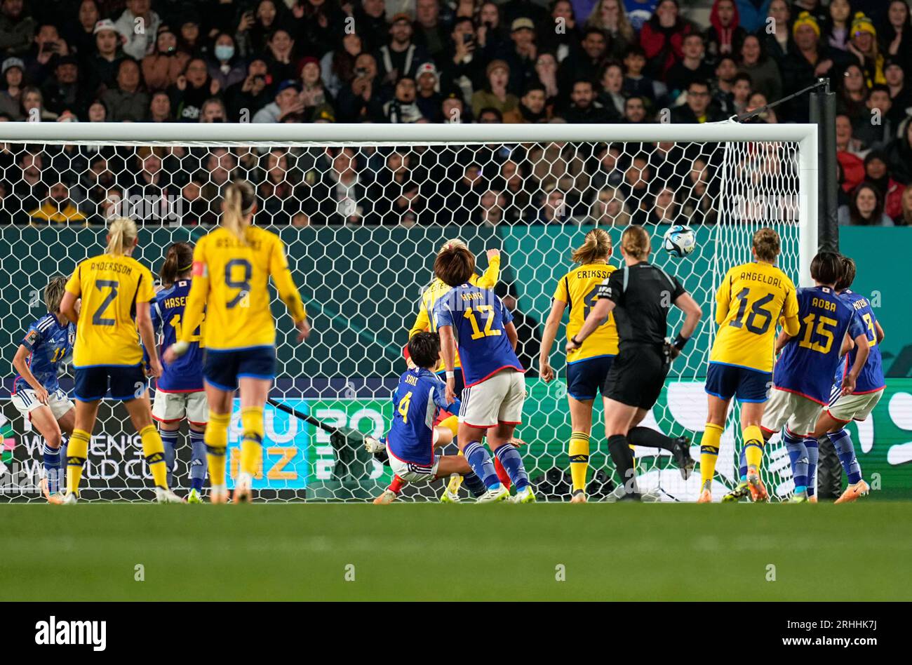 August 11 2023: Amanda Ilestedt (Sweden) scores the teams first goal ...