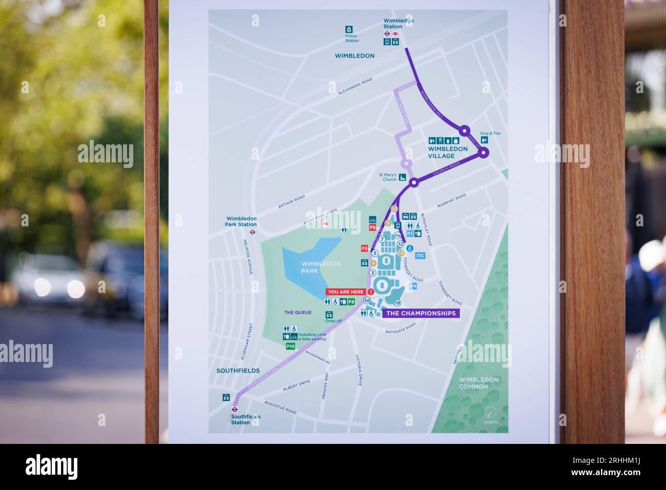 Southfields map hi-res stock photography and images - Alamy