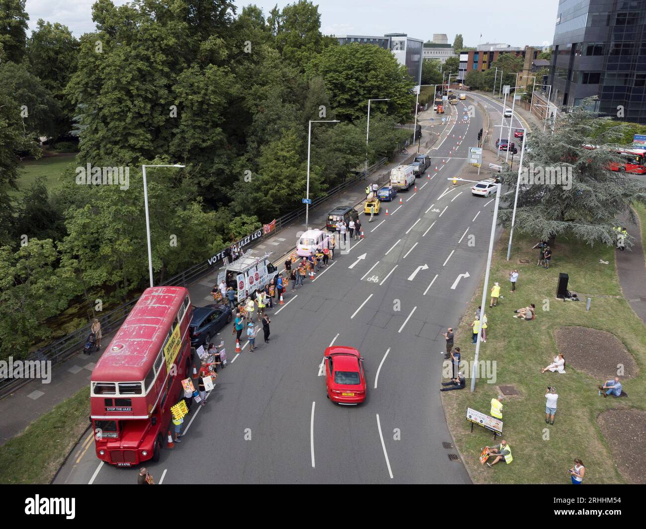 Residents of Uxbridge and Hiliingdon stage a demonstration to protest ...