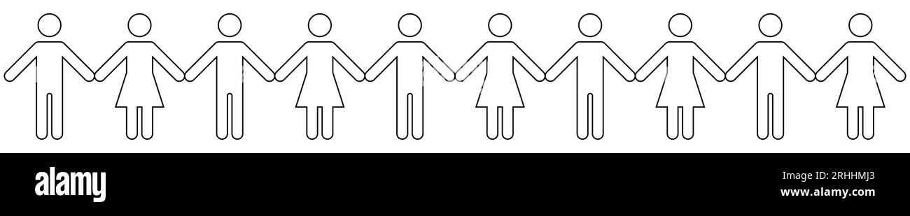 Inclusion diversity concept group Cut Out Stock Images & Pictures - Alamy