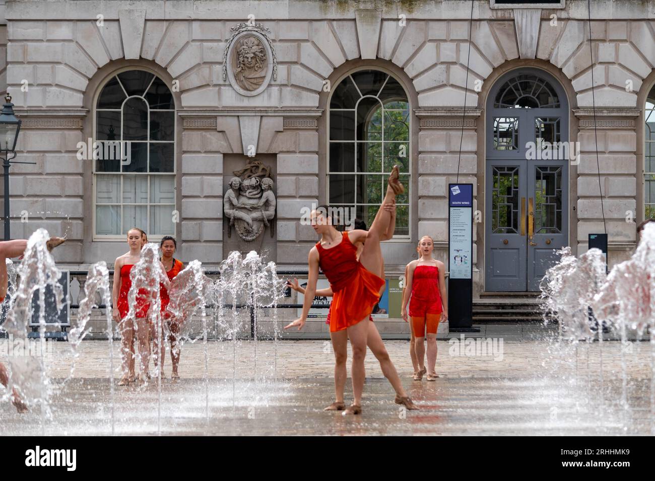 London, UK, 17th August 2023, Dancers from Shobana Jeyasingh Dance ...