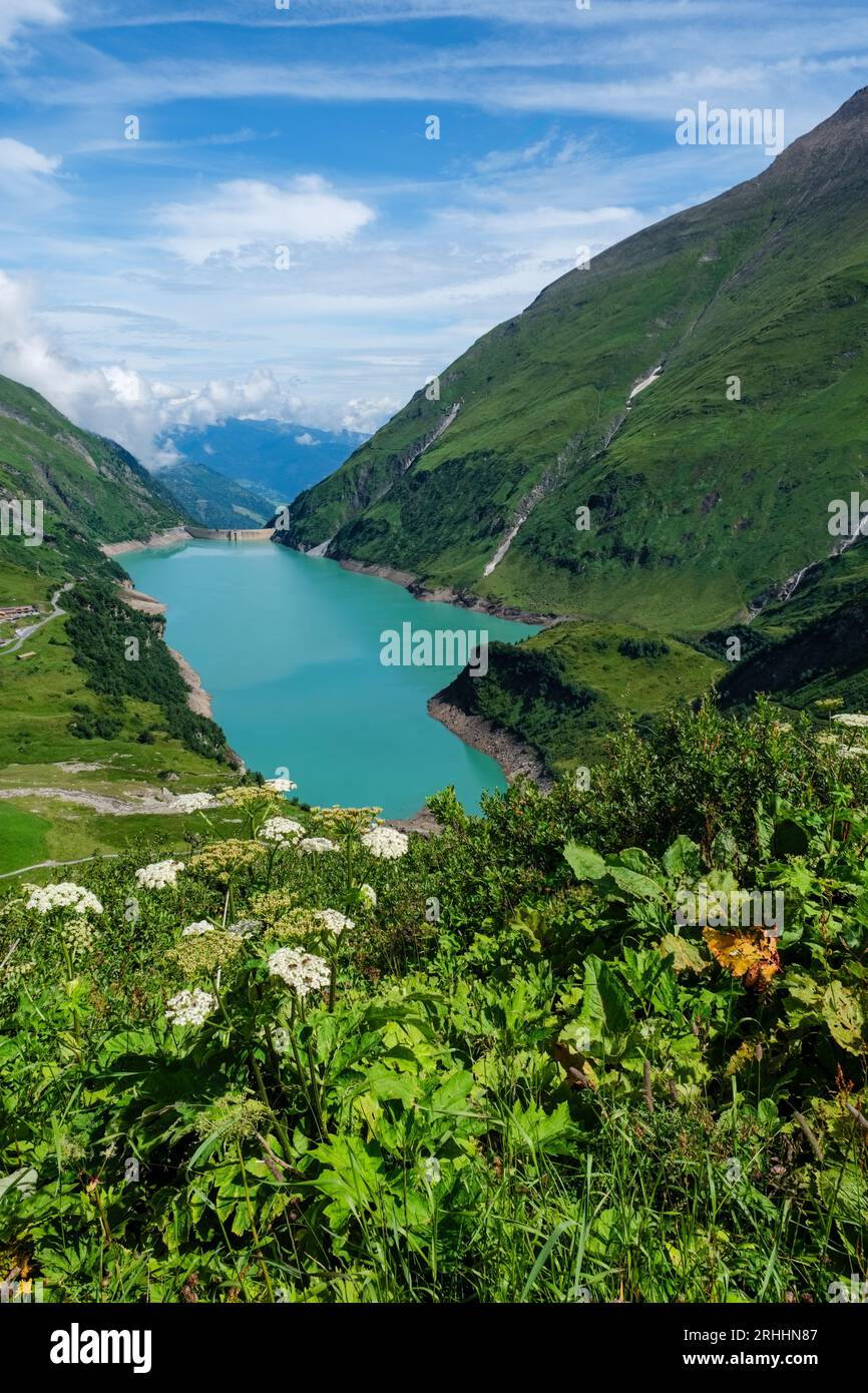 Staussee Wasserfallboden (reservoir), Kaprun Valley, Salzburgerland ...