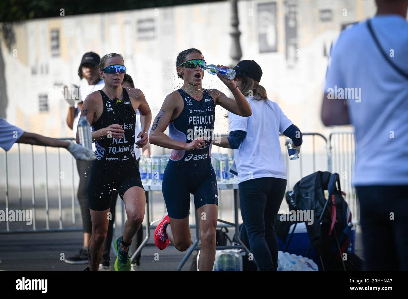 Leonie Periault, French triathlete during a Triathlon in Paris on ...