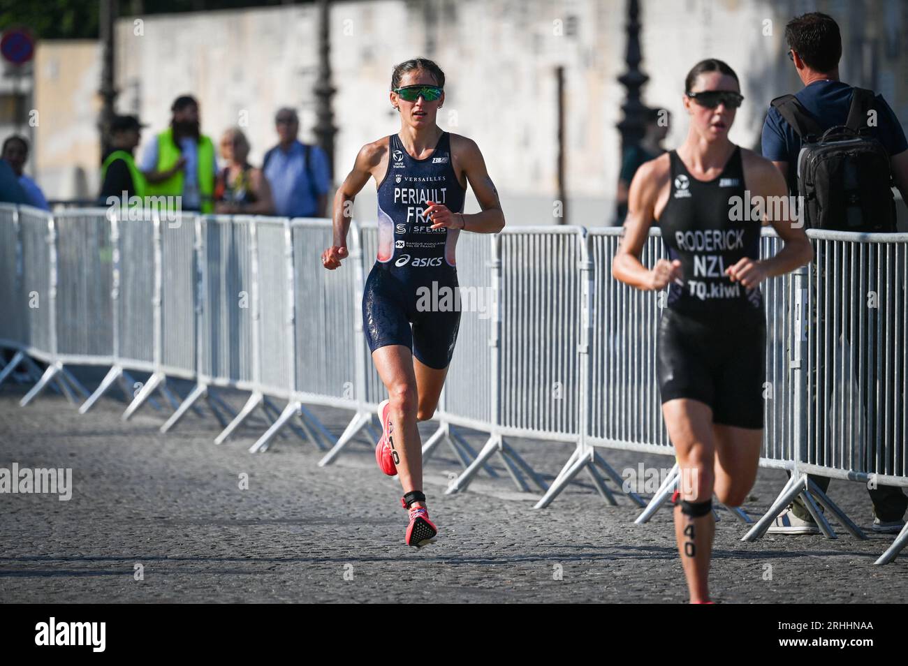 Leonie Periault, French triathlete during a Triathlon in Paris on ...
