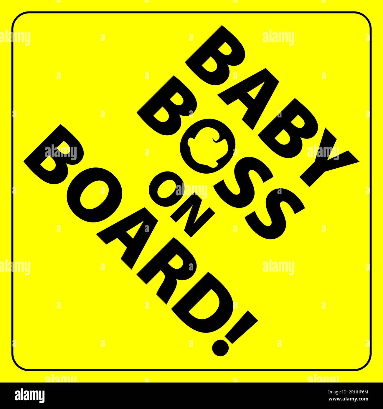 Baby on board sticker hi-res stock photography and images - Alamy
