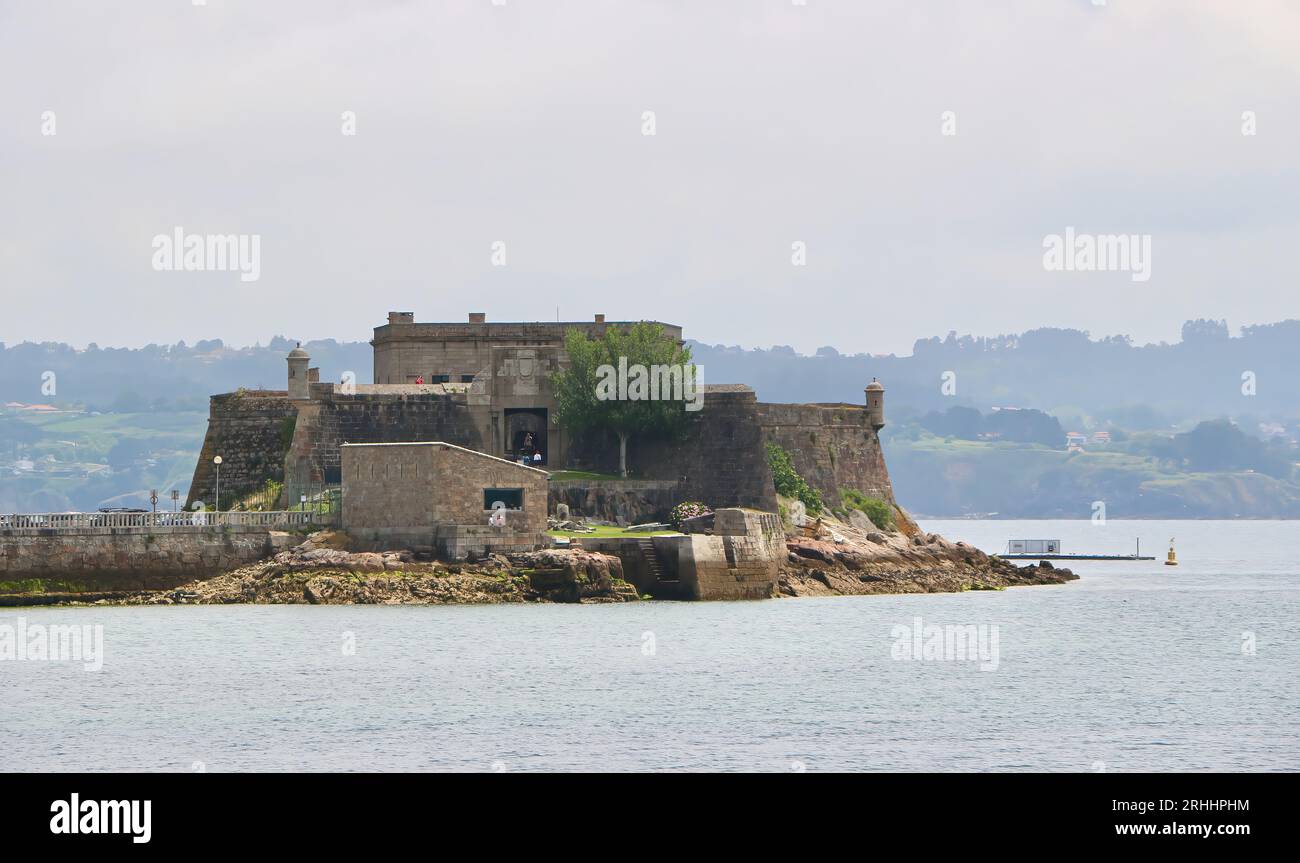 Ancient fortress Castillo de San Antón completed in1590 used as a ...