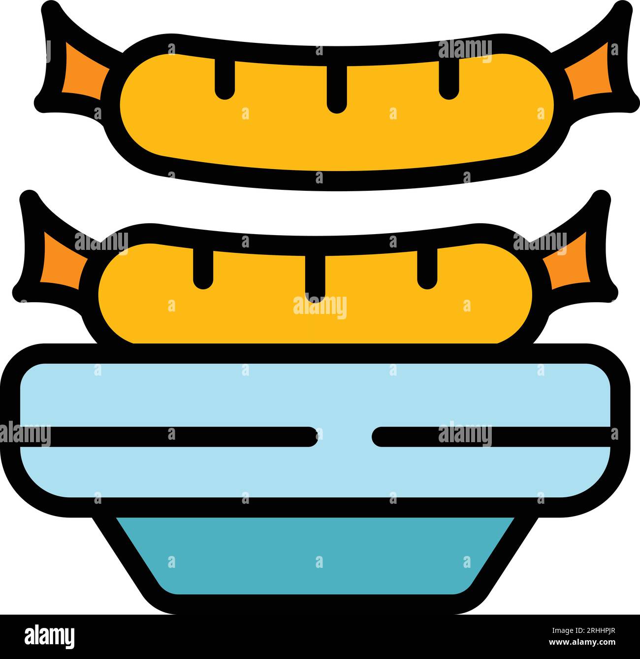 Vienna sausage Stock Vector Images - Alamy