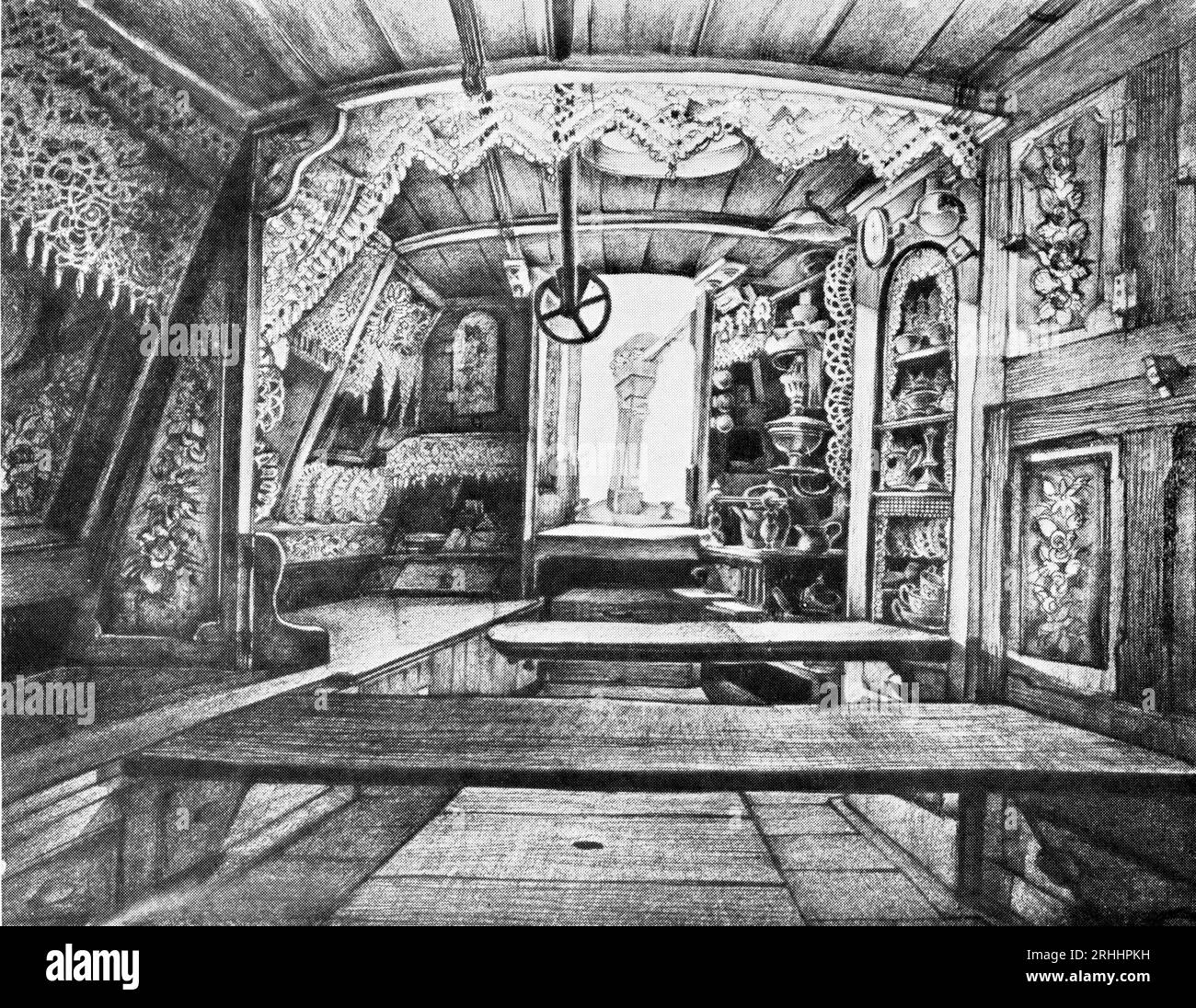 Set Design / Concept Art by Art Director CEDRIC DAWE for the film GRETA ...