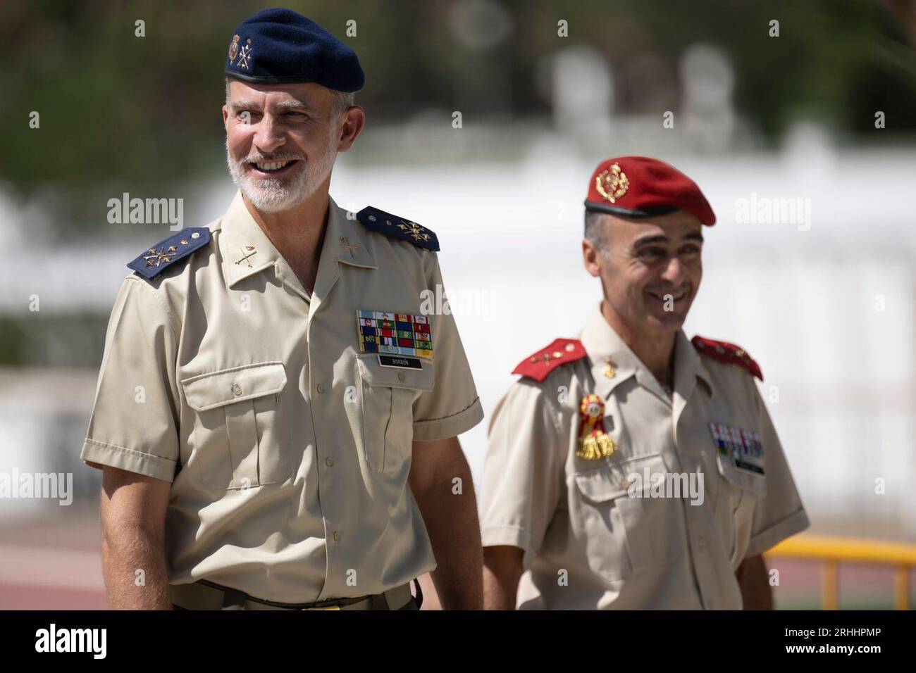 The King of Spain, Felipe VI, at the General Military Academy of ...