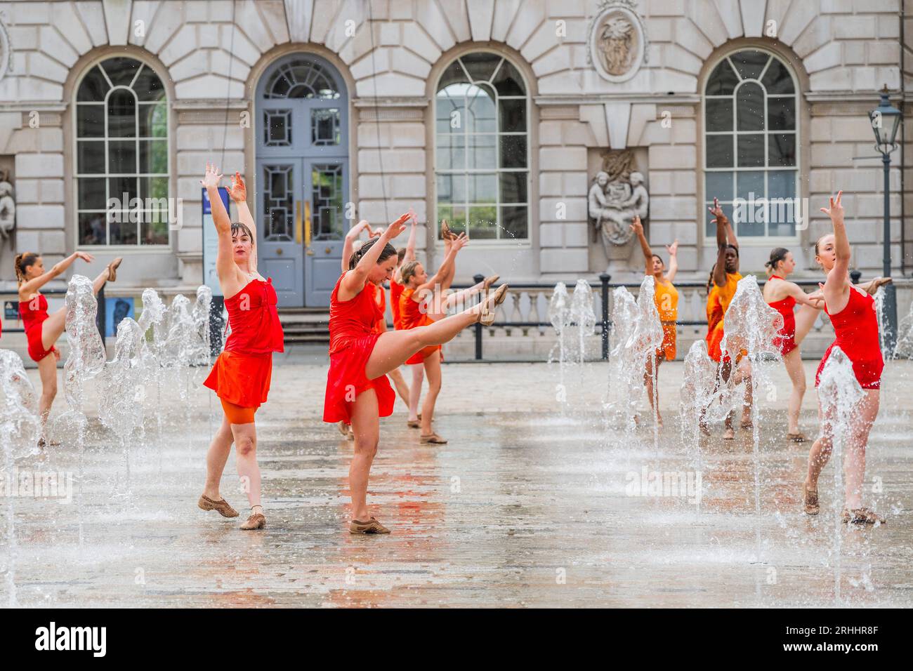 London, UK. 17th Aug, 2023. Dancers from Shobana Jeyasingh Dance ...