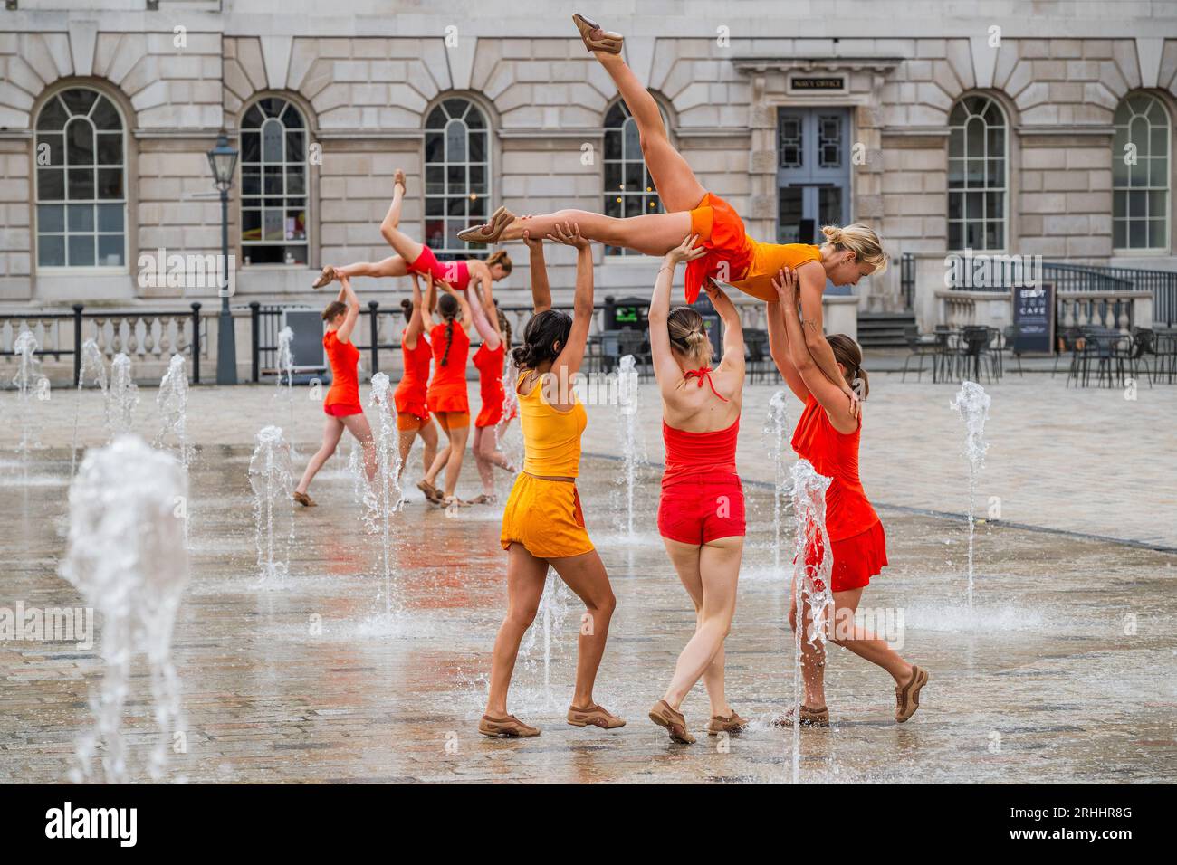 London, UK. 17th Aug, 2023. Dancers from Shobana Jeyasingh Dance ...