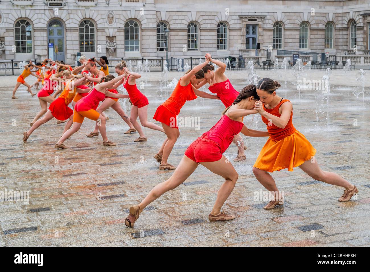 London, UK. 17th Aug, 2023. Dancers from Shobana Jeyasingh Dance ...