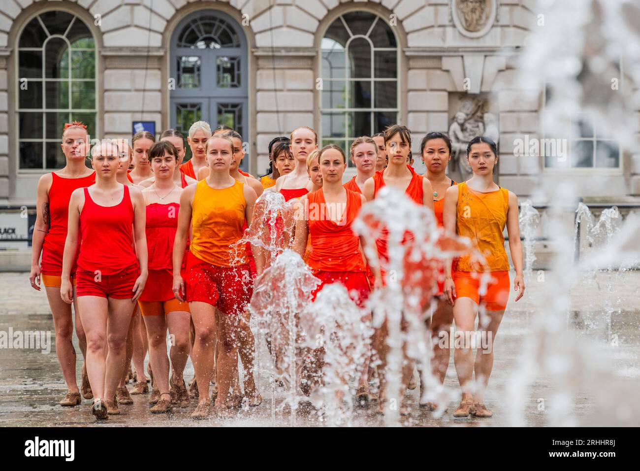 London, UK. 17th Aug, 2023. Dancers from Shobana Jeyasingh Dance ...