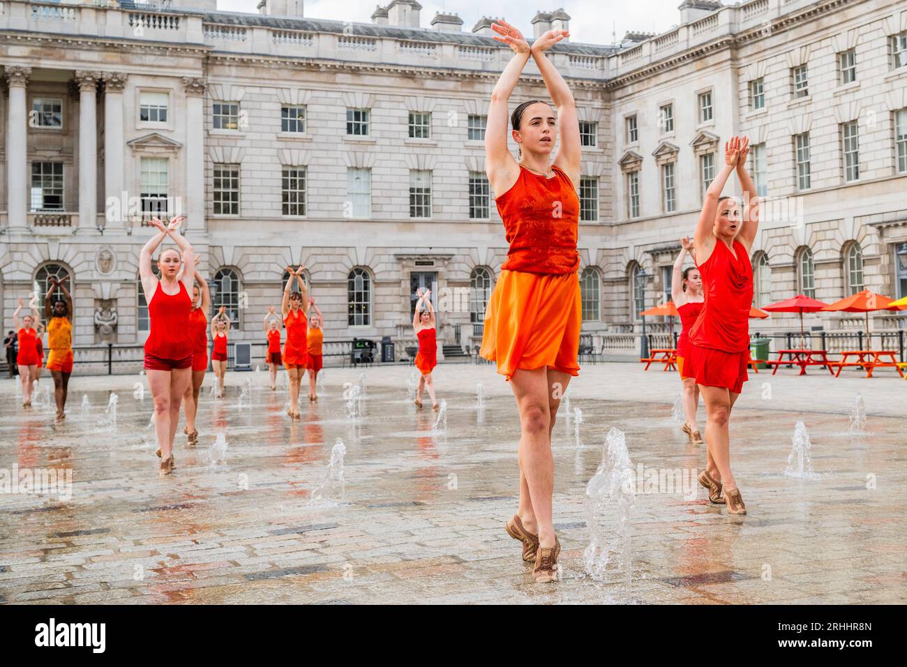 London, UK. 17th Aug, 2023. Dancers from Shobana Jeyasingh Dance ...