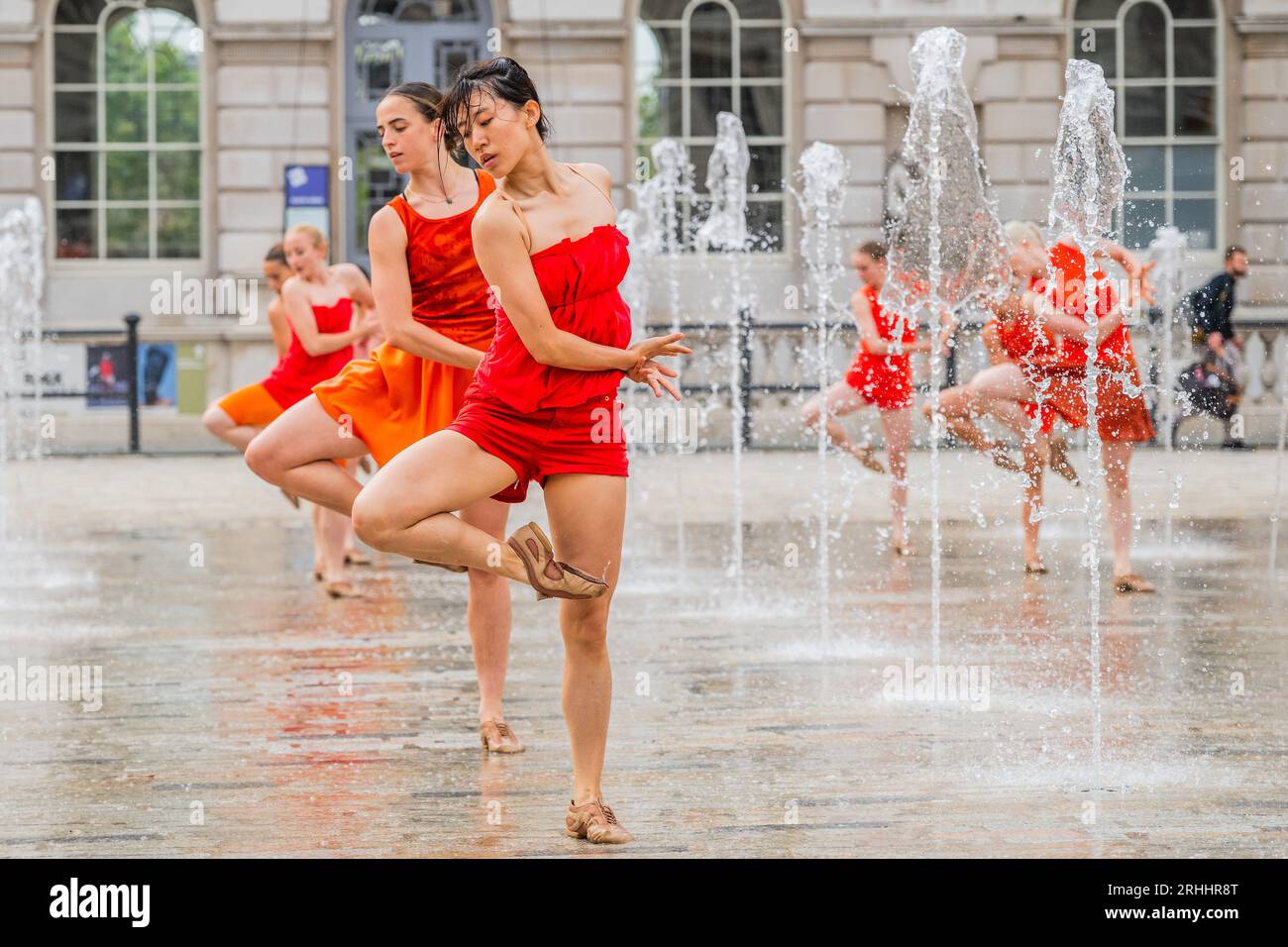 London, UK. 17th Aug, 2023. Dancers from Shobana Jeyasingh Dance ...