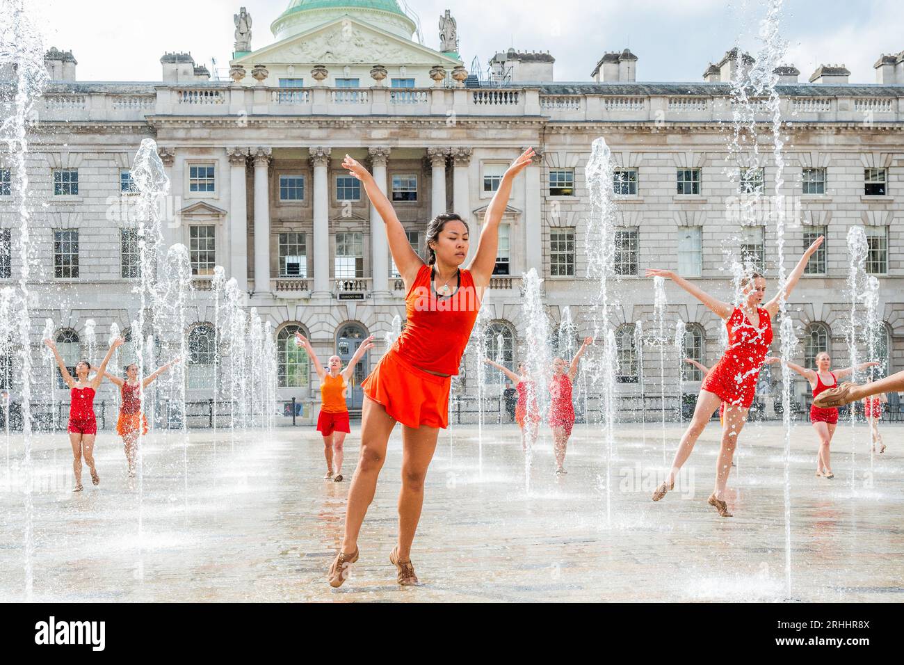 London, UK. 17th Aug, 2023. Dancers from Shobana Jeyasingh Dance ...