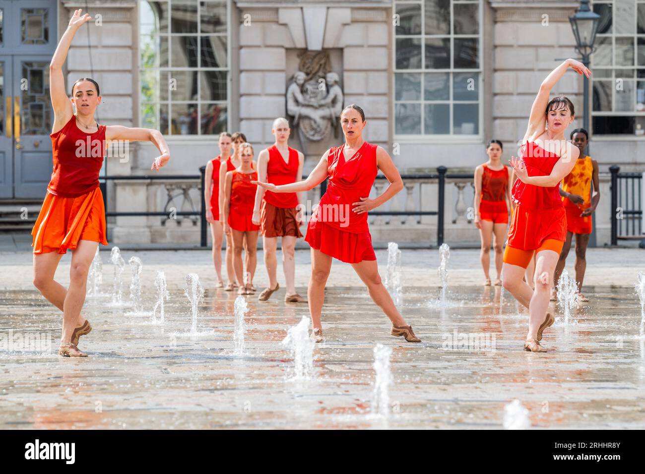 London, UK. 17th Aug, 2023. Dancers from Shobana Jeyasingh Dance ...