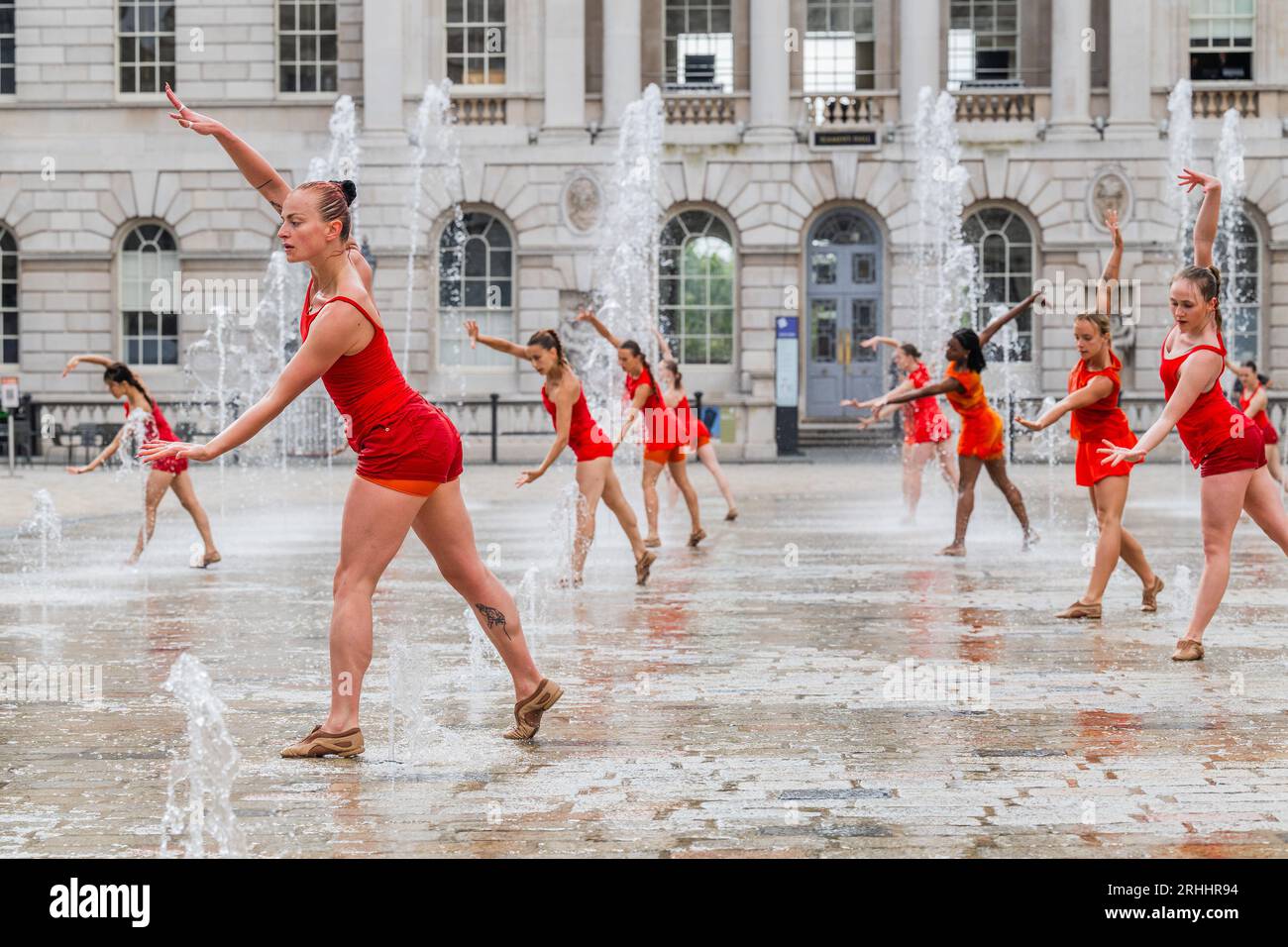 London, UK. 17th Aug, 2023. Dancers from Shobana Jeyasingh Dance ...