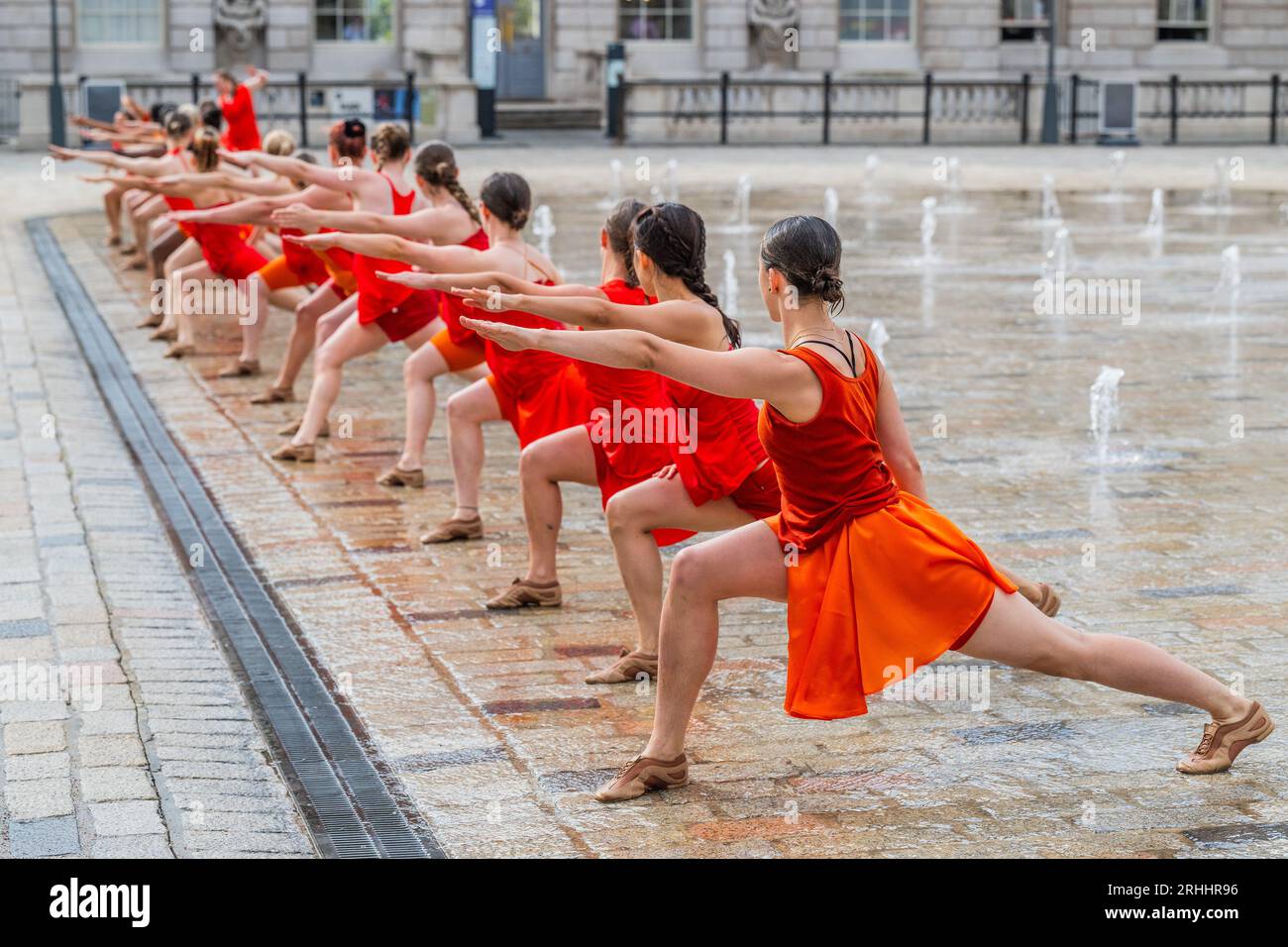 London, UK. 17th Aug, 2023. Dancers from Shobana Jeyasingh Dance ...