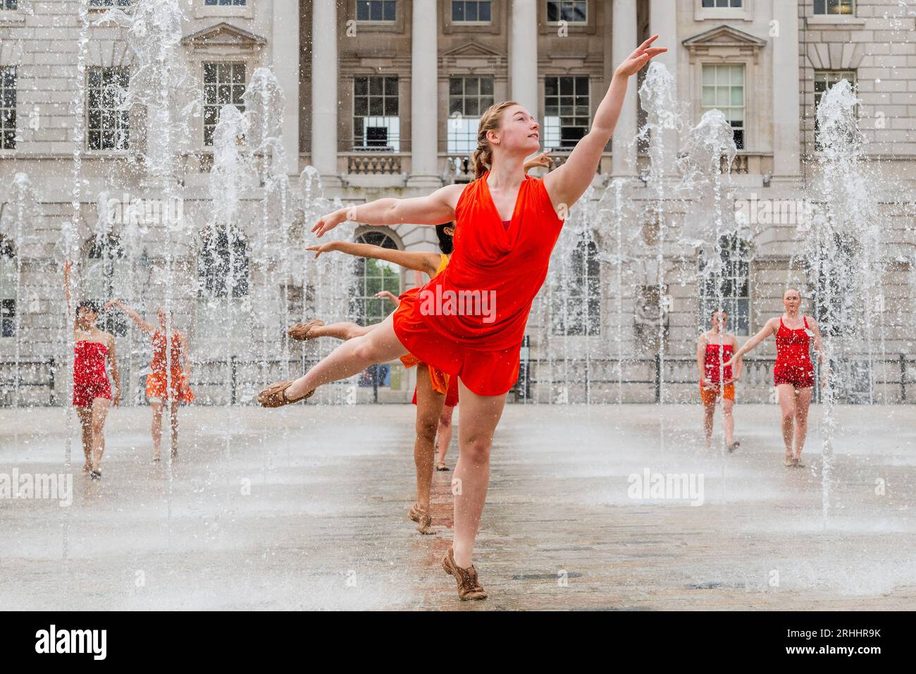 London, UK. 17th Aug, 2023. Dancers from Shobana Jeyasingh Dance ...