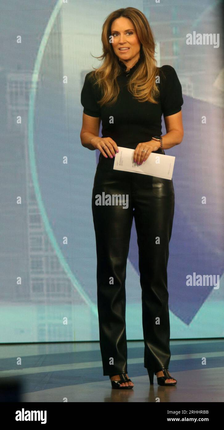 New York, USA. August, 16, 2023 Rhiannon Ally on Good Morning America ...