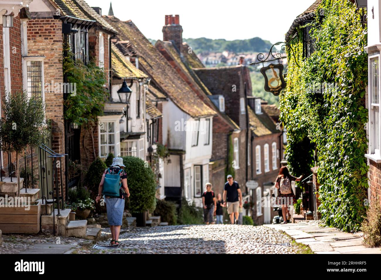 Rye, August 15th 2023: Mermaid Street Stock Photo - Alamy
