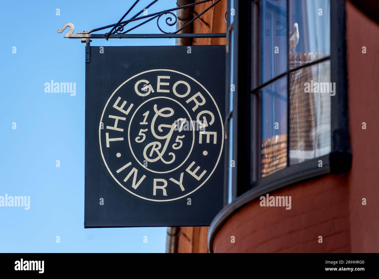 Rye, August 15th 2023: The George in Rye Stock Photo - Alamy