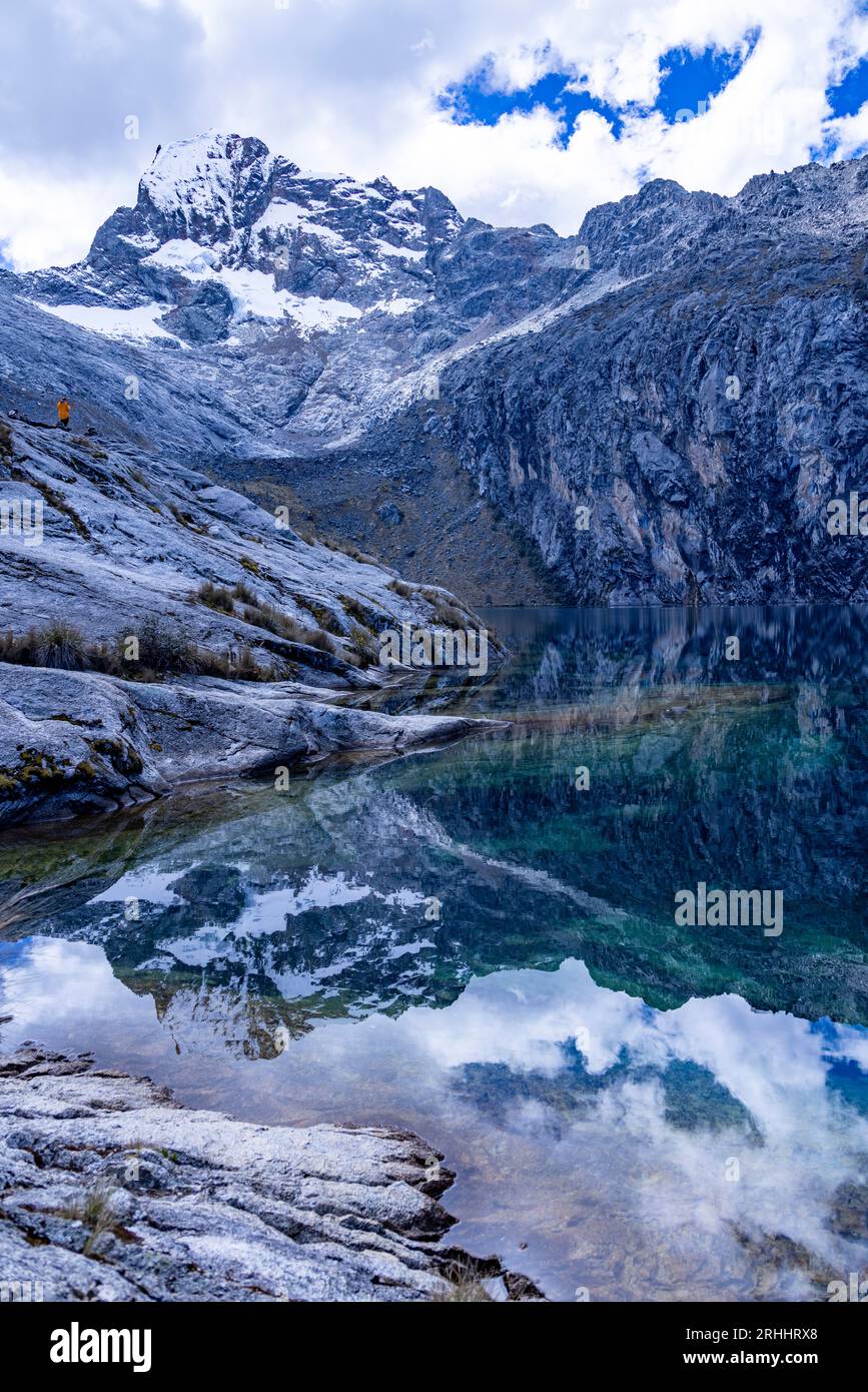 Laguna (lake) Churup, Huascaran National Park, Cordillera Blanca ...