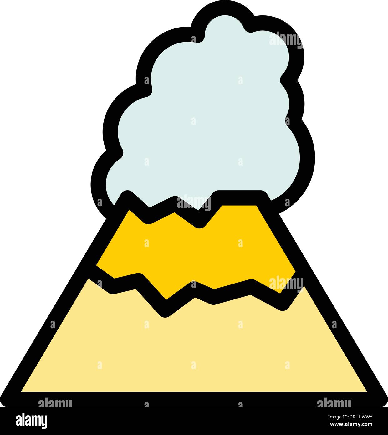 Earth Science Volcano Clipart