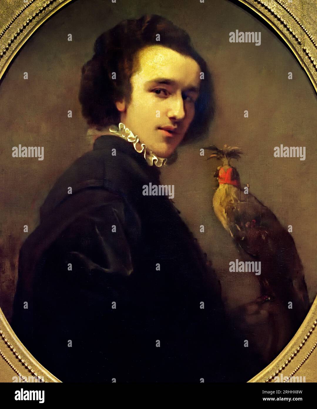 The Falconer by Christoffel Bisschop (1828-1904) Frisian artist ...