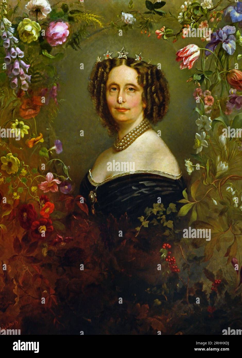 Portrait Sophie of Wurttemberg of Queen of the Netherlands Wife of King ...