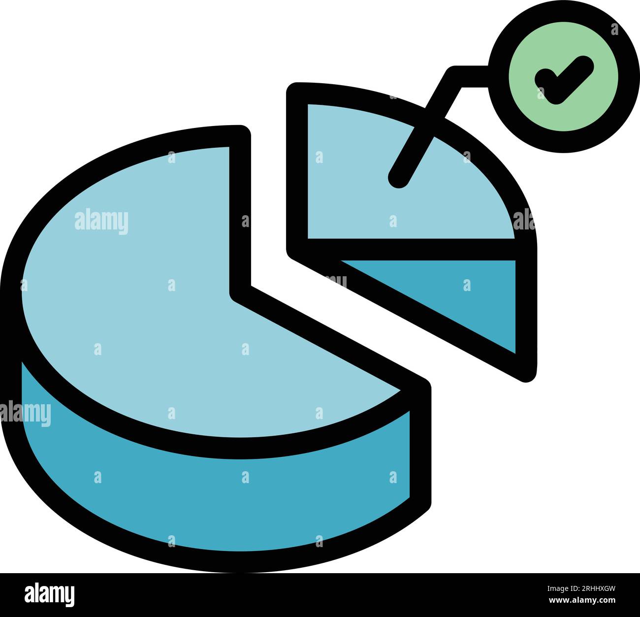 Mobile poll chart icon outline vector. Vote online. Election digital ...
