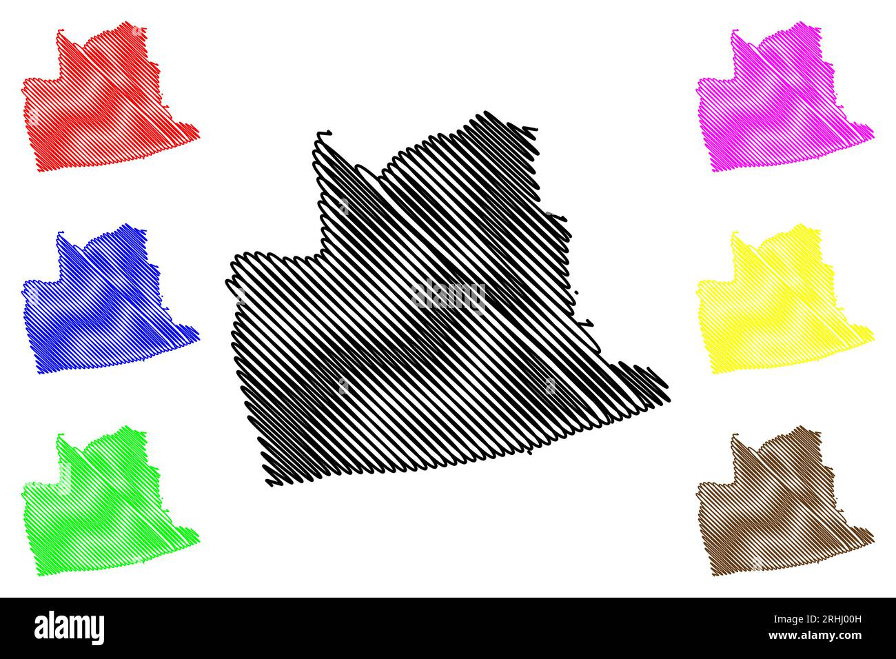 Map of worthing vector vectors hi-res stock photography and images - Alamy