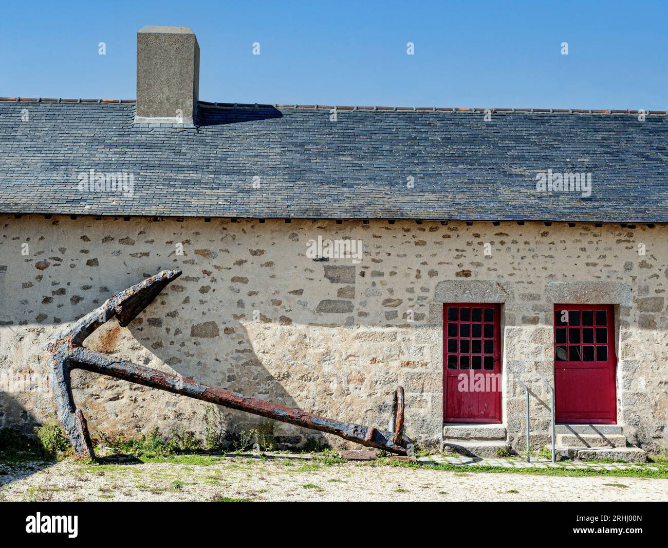 SHIPS ANCHOR HISTORIC OLD Grand Entrance to La Citadelle / Citadel a ...