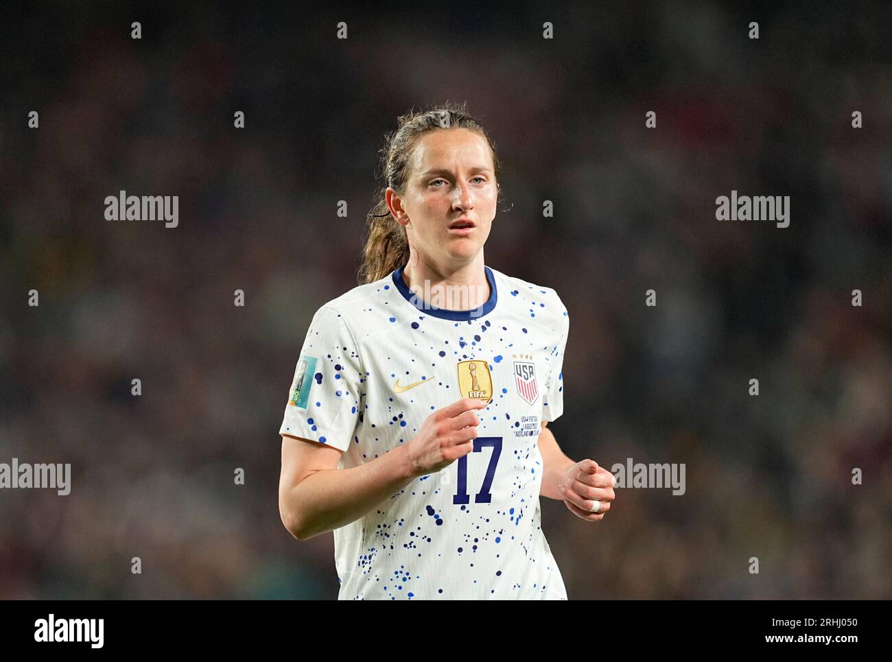 August 01 2023: Andi Sullivan (USA) looks on during a FiFA Womens World ...