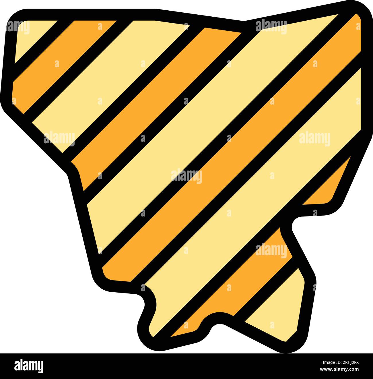 Jakarta map icon outline vector. Indonesia landmark. Train tower color ...