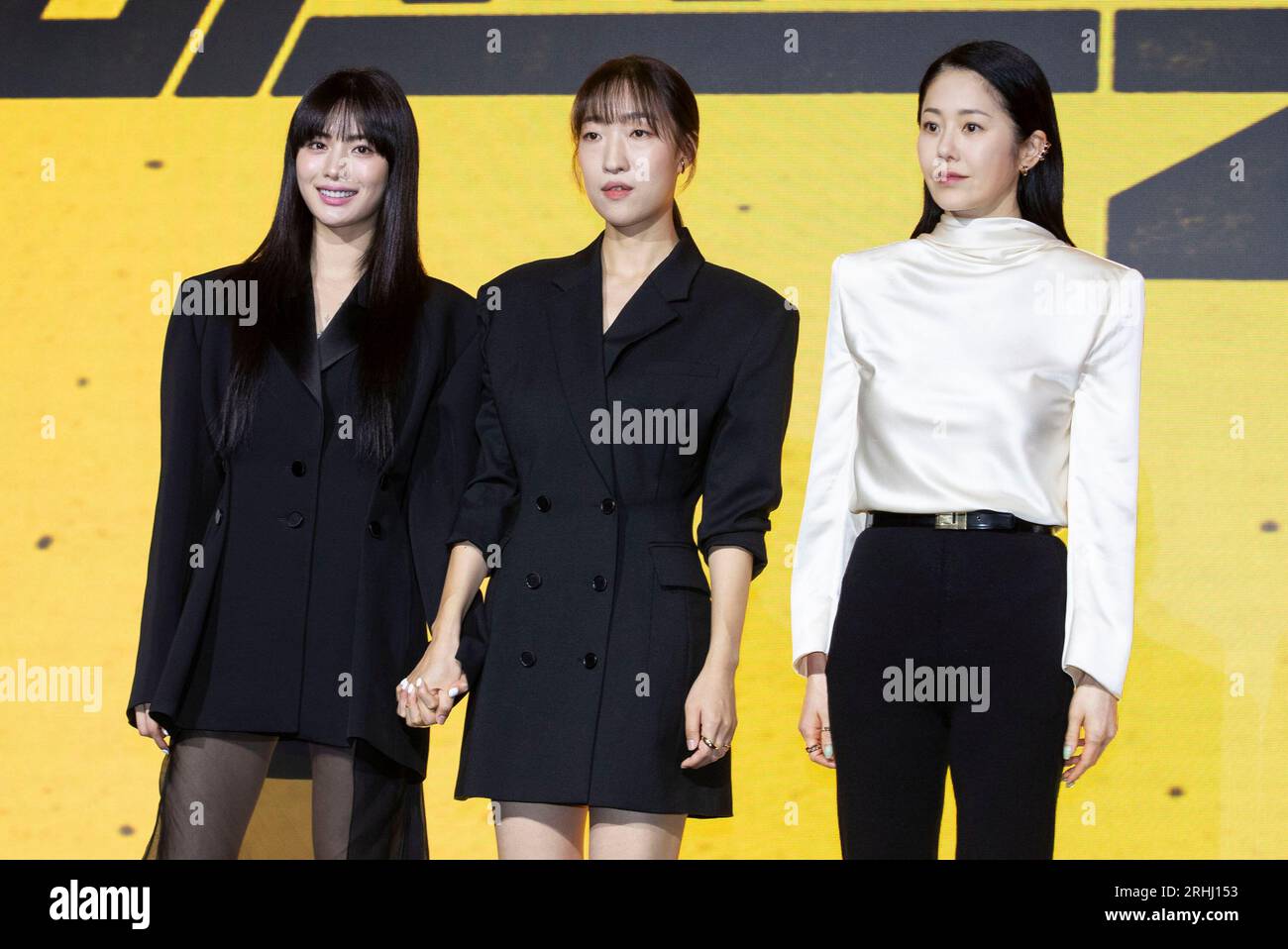 Seoul, South Korea. 16th Aug, 2023. (L to R) South Korean actors Nana ...