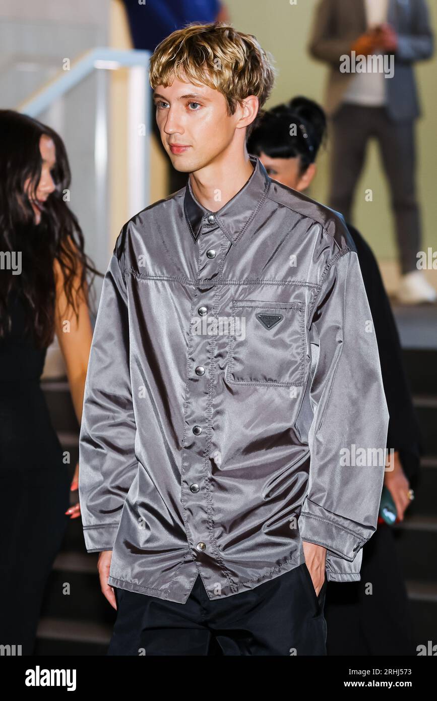 Milan, Italy. 19th June, 2023. Troye Sivan attends the Prada Dinner ...