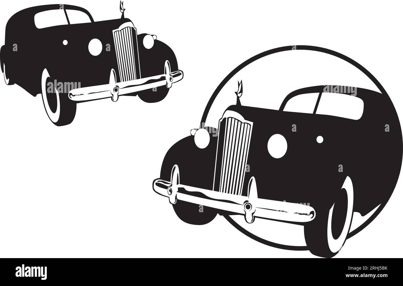 Vintage muscle cars Cut Out Stock Images & Pictures - Alamy