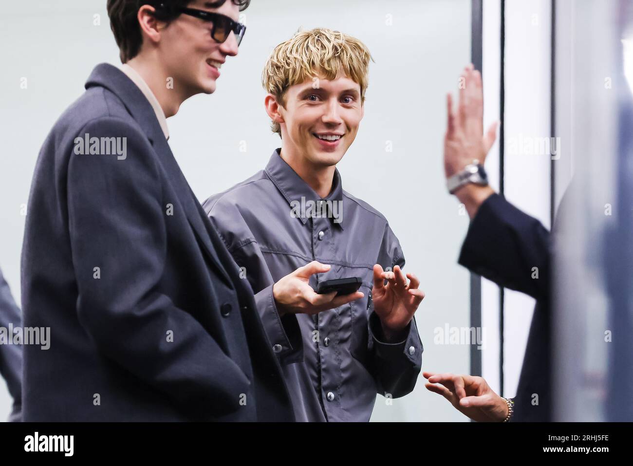 Milan, Italy. 18th June, 2023. Troye Sivan attends the Prada Dinner ...